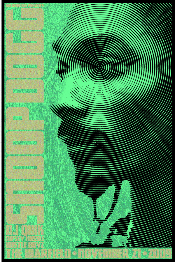 Snoop Dogg at The Warfield Poster - Chuck Sperry