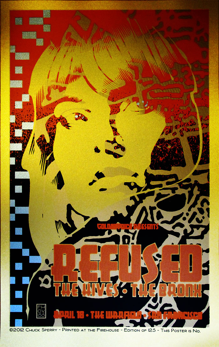 Refused, The Hives & The Bronx at the Warfield - Chuck Sperry