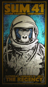 Sum 41 Poster - Chuck Sperry