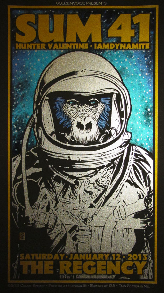 Sum 41 Poster - Chuck Sperry