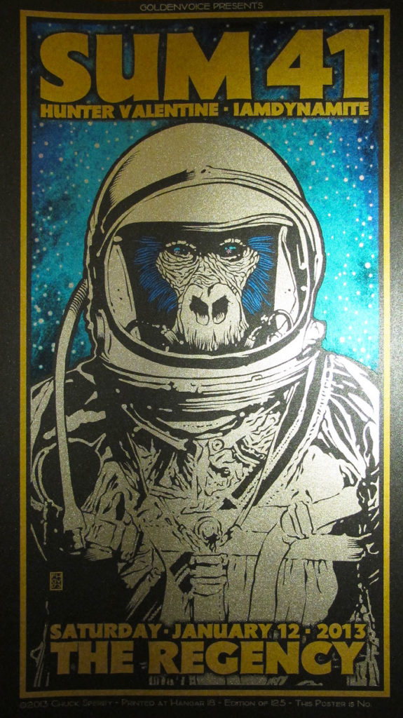 Sum 41 Poster - Chuck Sperry