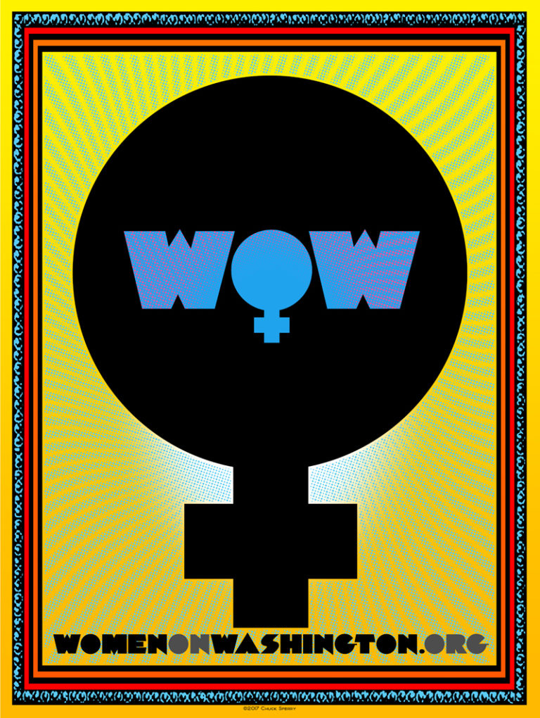 "Resist" Poster for Women's March 2017 - Chuck Sperry