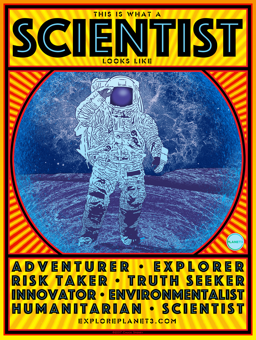 March For Science Poster Release - Chuck Sperry