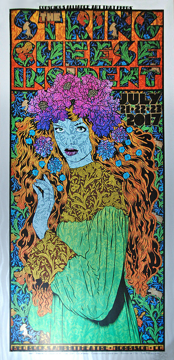 The String Cheese Incident, Conscious Alliance Poster - Chuck Sperry