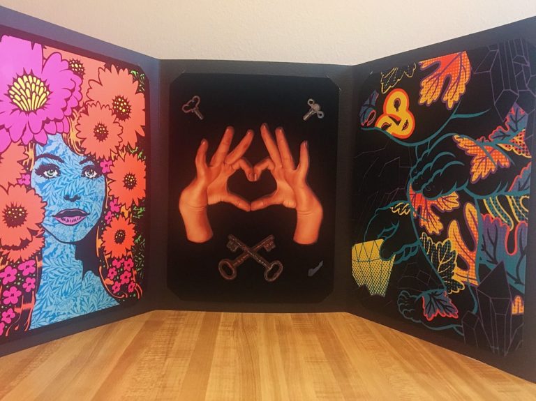 Hi-Fructose Collected 4 Box Set with Sperry Flocked Print - Chuck Sperry