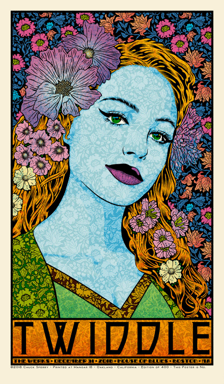 Twiddle New Year's Eve Poster - Chuck Sperry