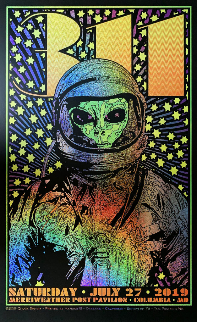 311 Merriweather Post Pavilion Poster - Chuck Sperry