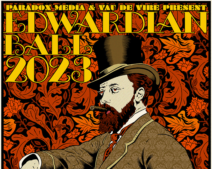 Edwardian Ball 2023 Poster - Chuck Sperry