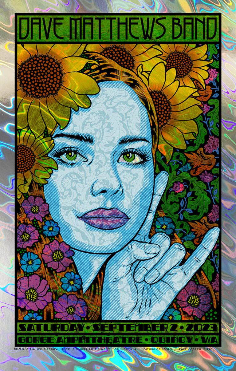 Sperry’s Dave Matthews Band, Gorge Amphitheatre Poster 2023 Release on ...