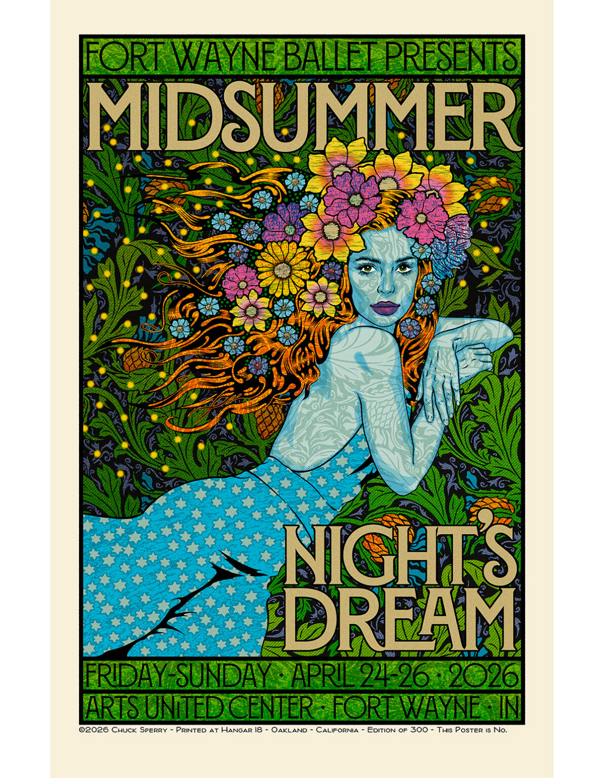AVAILABLE NOW: Sperry’s “Midsummer Night’s Dream” Poster - Chuck Sperry